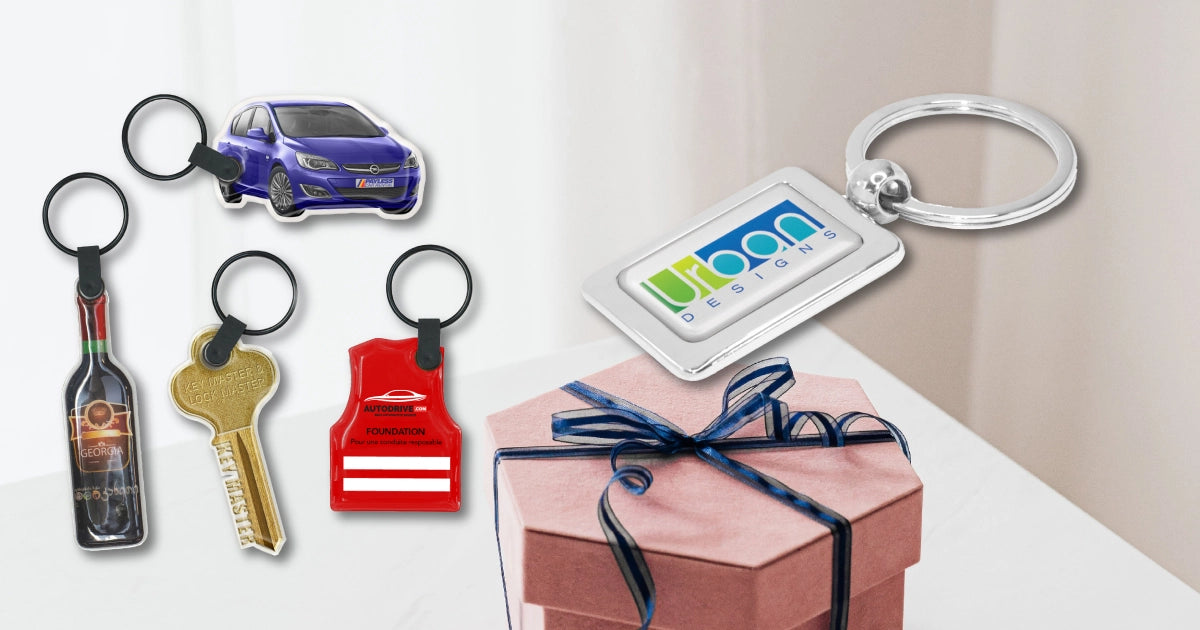 Custom Printed Key Rings with Logo for Giveaways - KissPromotion