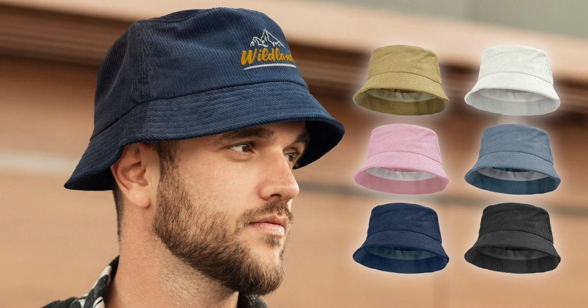 Style with Custom Corduroy Bucket Hats for Employee Uniforms and Event ...