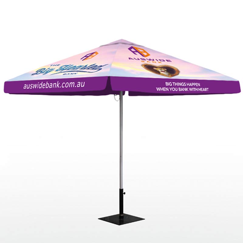 Custom Branded Commercial Cafe Market Umbrella