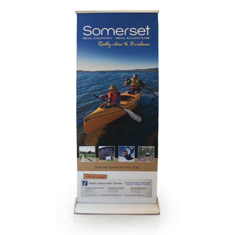 Custom promotional printed pull up banner with logo | Kiss Promotions ...