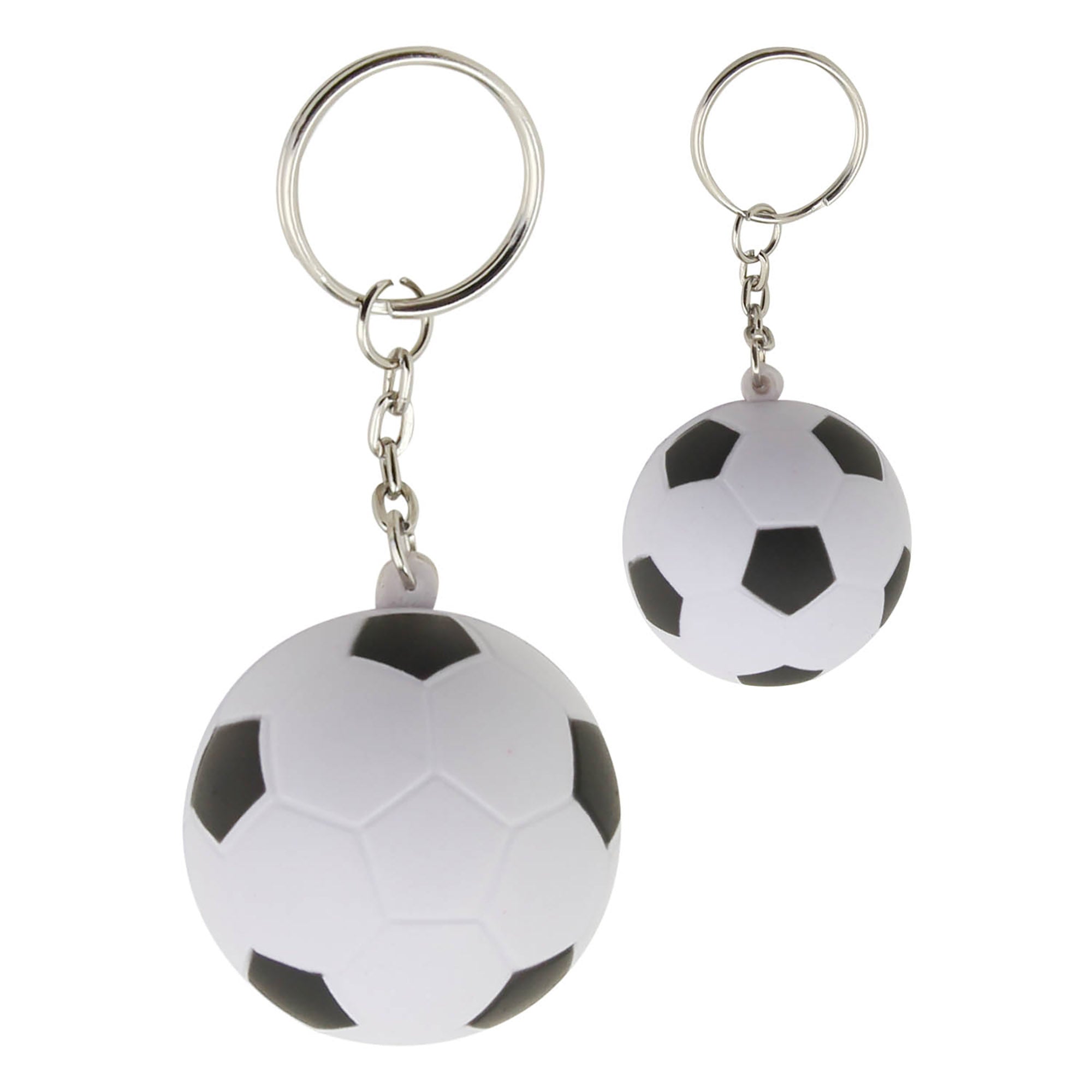Custom Branded Stress Soccer Ball Key Ring